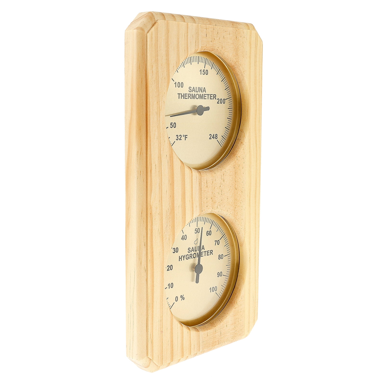 Sutowe Sauna Thermometer and Hygrometer Wall Mount Sauna Humidity Gauge ...
