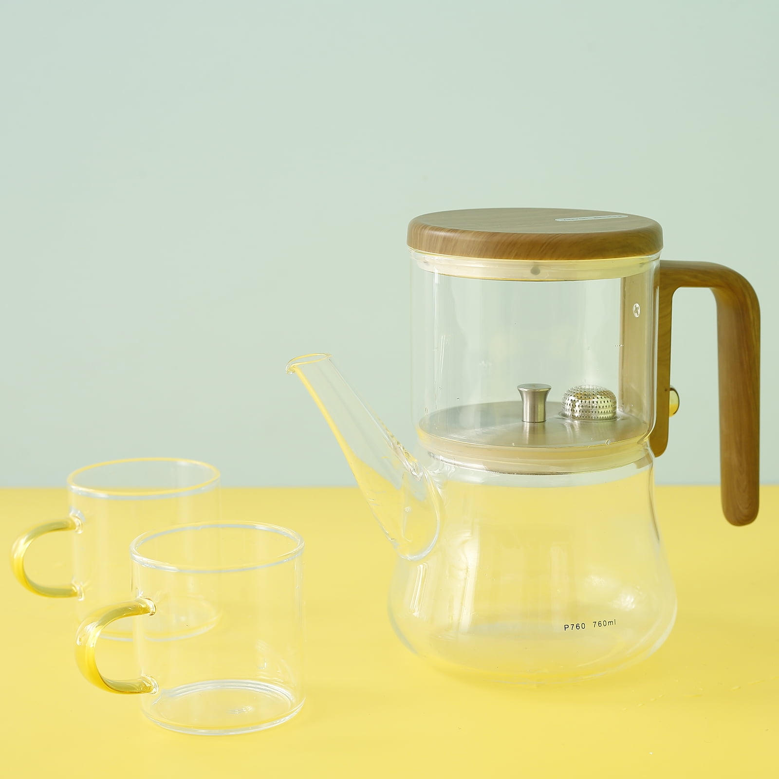 Sutowe Water Separation Glass Teapot High Borosilicate Glass Glass ...