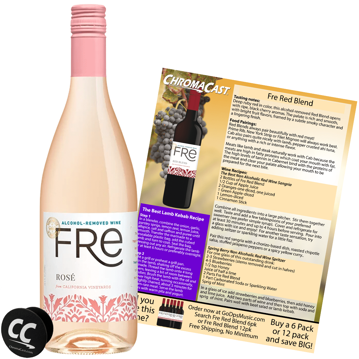 Sutter Home Fre Rose Non-Alcoholic Wine, 750 ml - Walmart.com