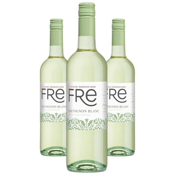 Sutter Home Fre Sauvignon Blanc Non-Alcoholic Wine 750ML, 3-PACK ...