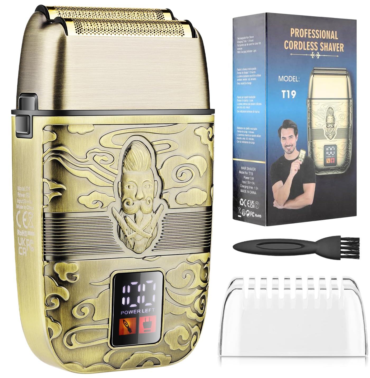 Suttik Electric Foil and Bald Shavers for Men,Electric Razor for Men ...