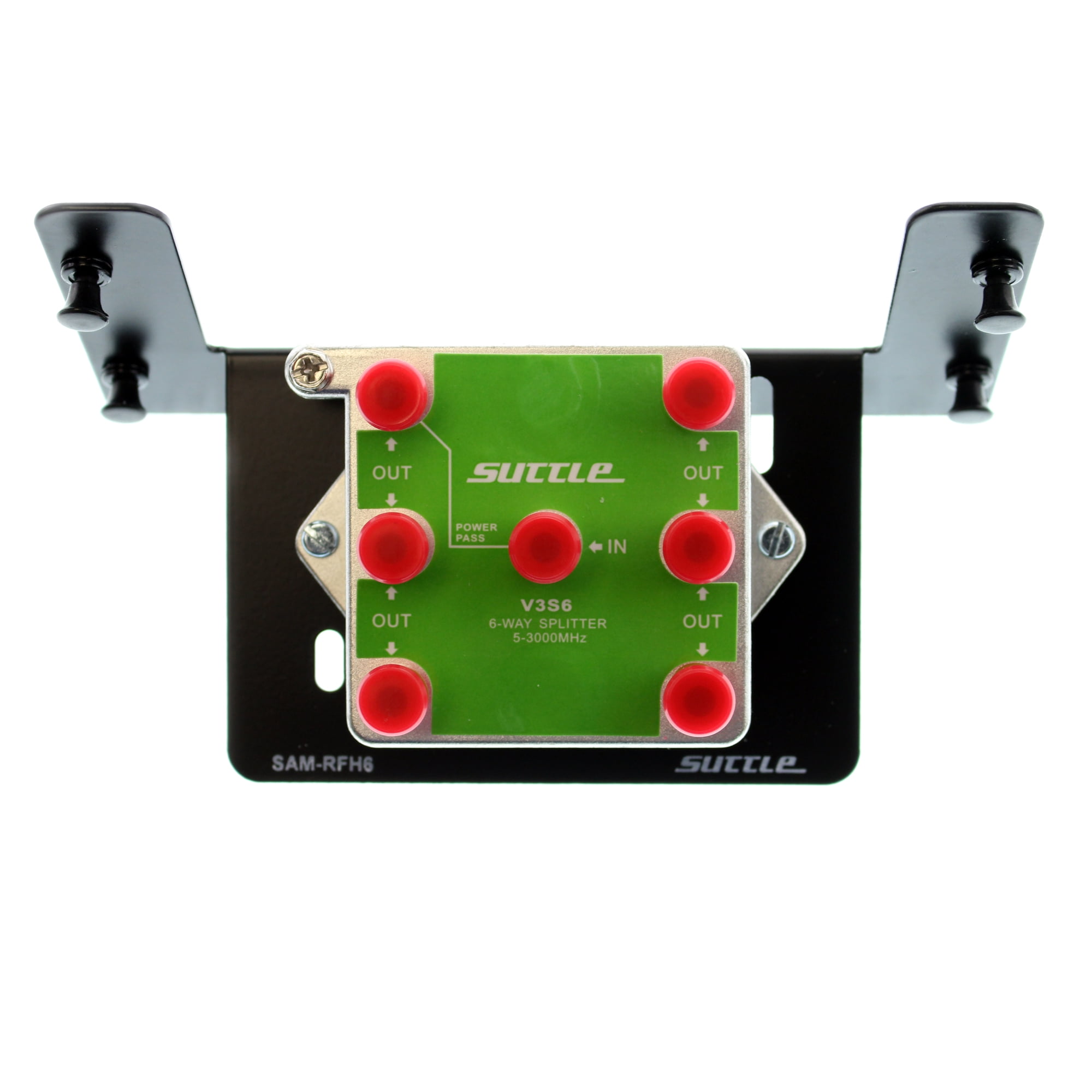 Suttle SAM-RFH6 Structured Media Panel CATV SATV Coaxial Splitter ...