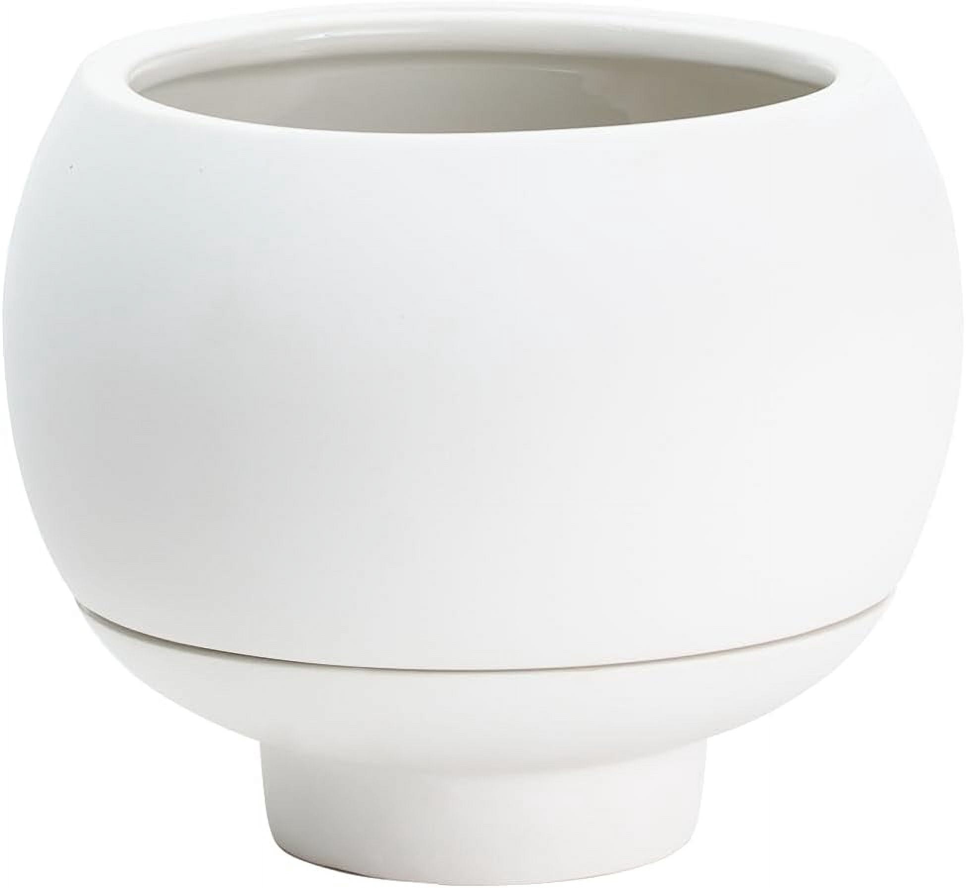 Sutton 15 Self Watering Planter Pot for 4" Plants, Modern Indoor ...