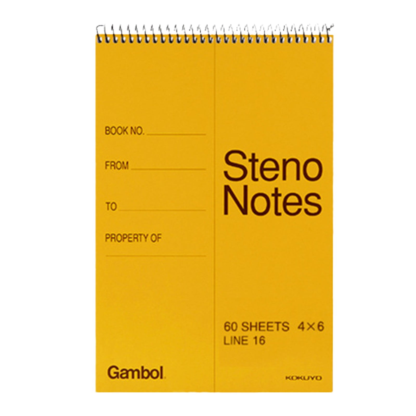 Suuhou Pencil Bags Steno Pads Top Binding Ruled White Paper Natural ...