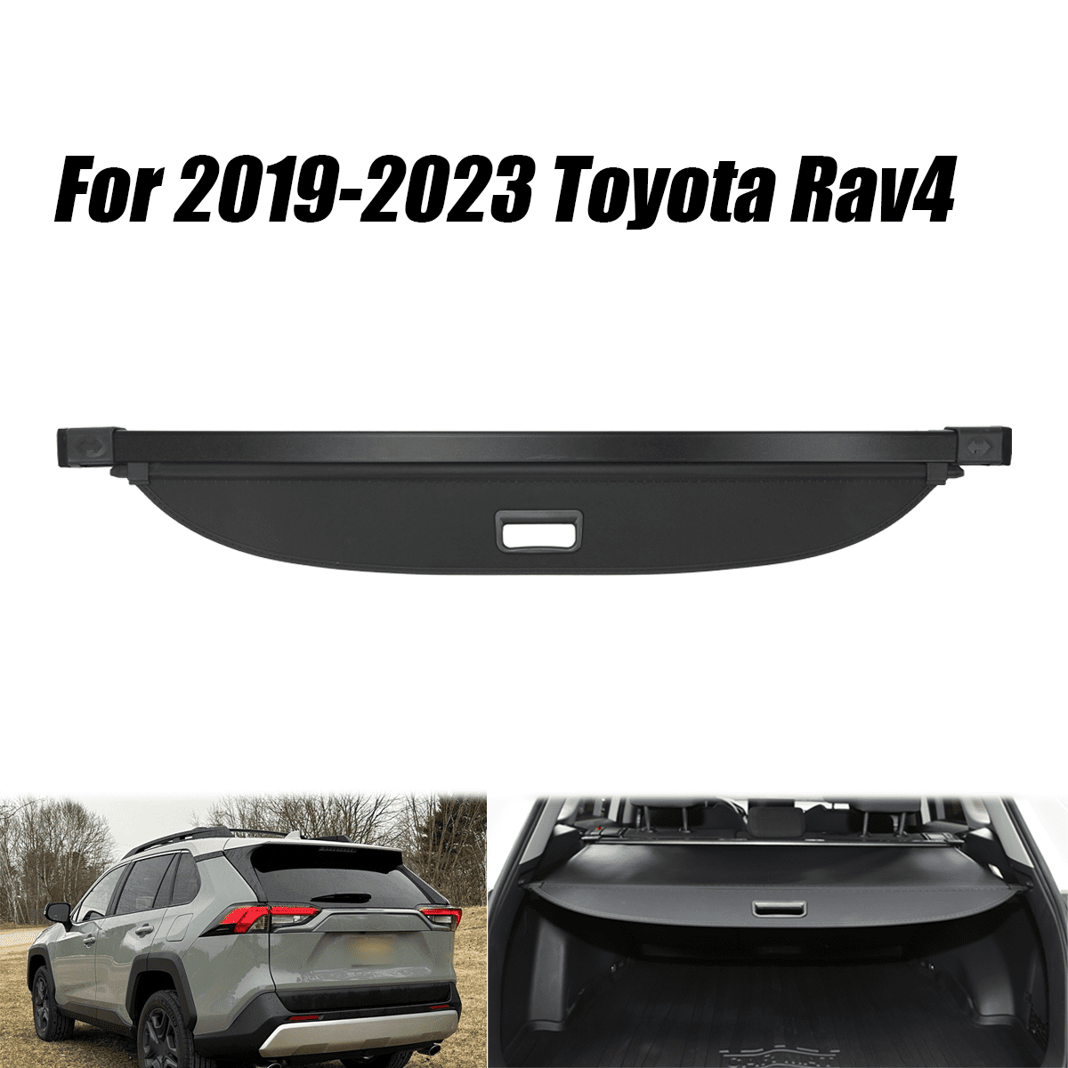 Suv Cargo Cover For Toyota RAV4 2019-2023 Rear Trunk Security Shade ...