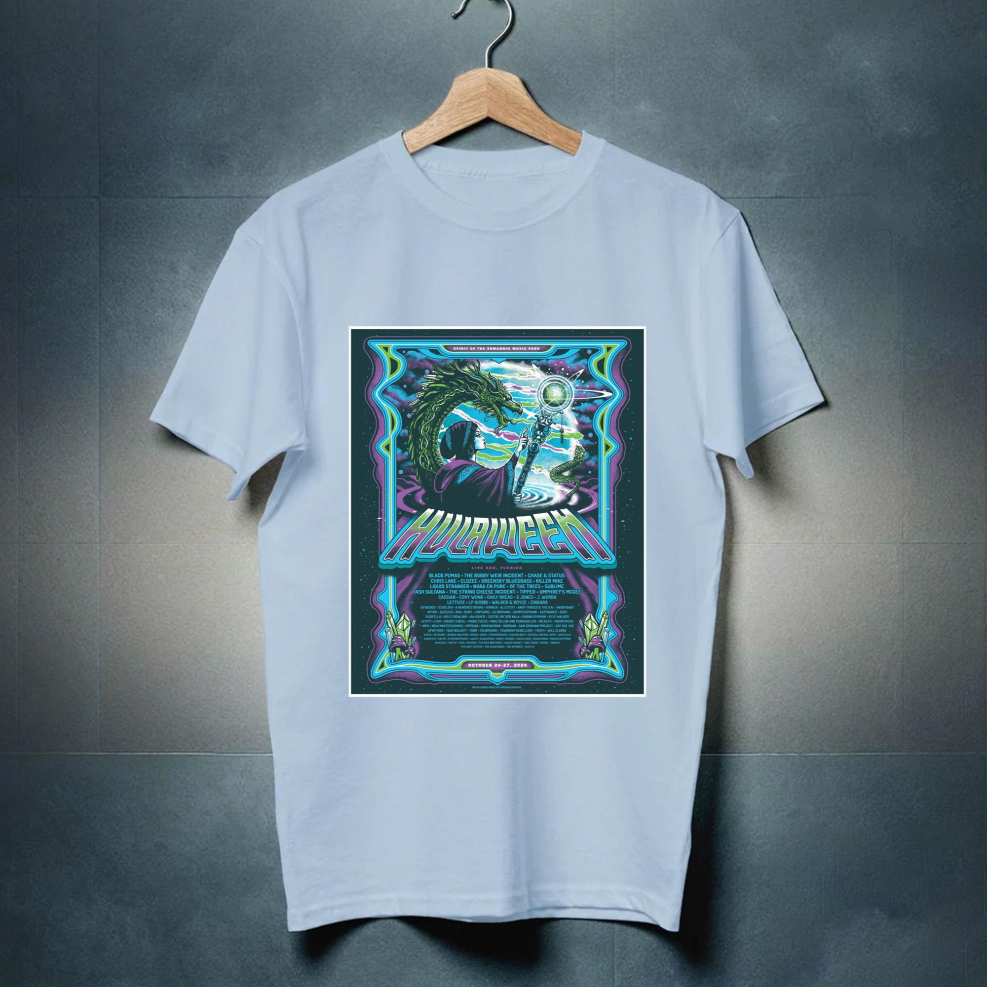 Suwannee Hulaween Live Oak Florida October 24-27 2024 Tour Poster Shirt ...