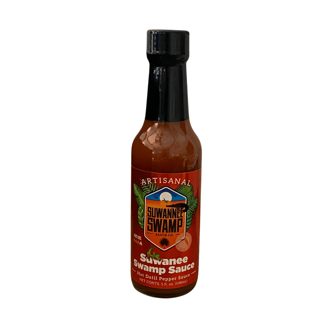 Suwannee Hot Sweet Savory Datil Pepper Sauce, Swamp Marinade and Glaze ...