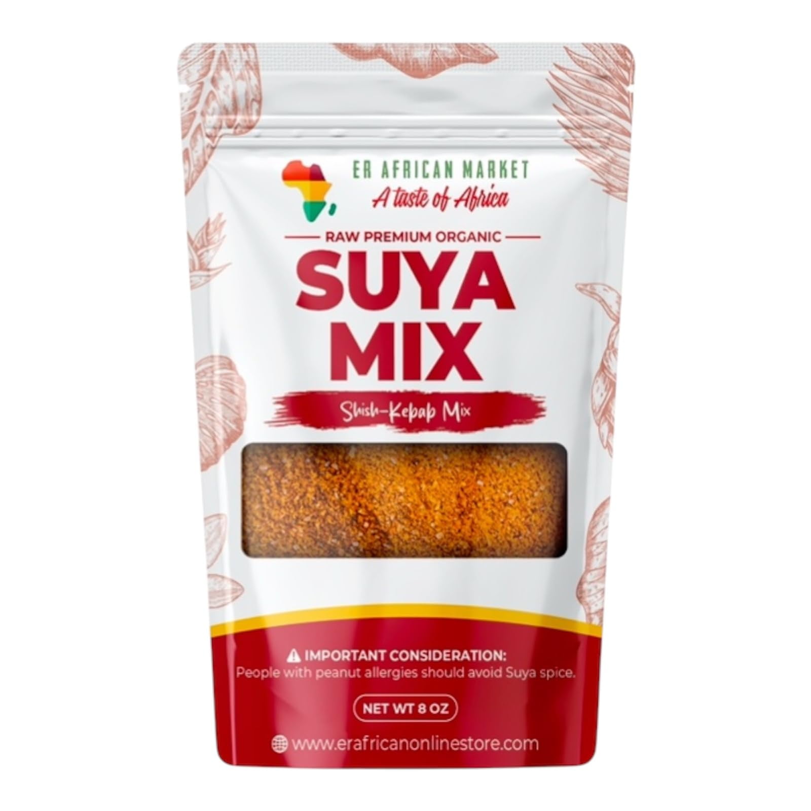 Suya Mix, Premium Organic BCF26 Shish-Kebab Seasoning, Premium West ...