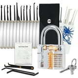 Suyeah 25PCS Weatherproof & Rustproof Padlock Set - Transparent ...