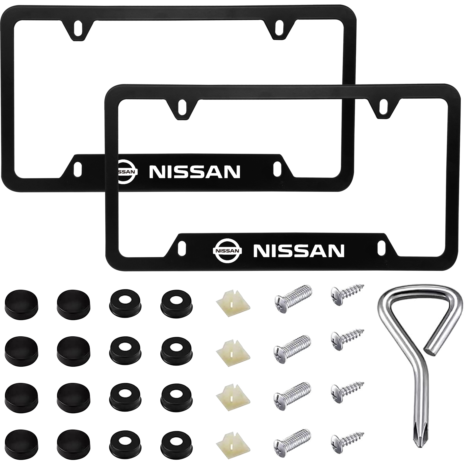 Nissan Z Laser Etched New Logo License Plate (Black) - Walmart.com