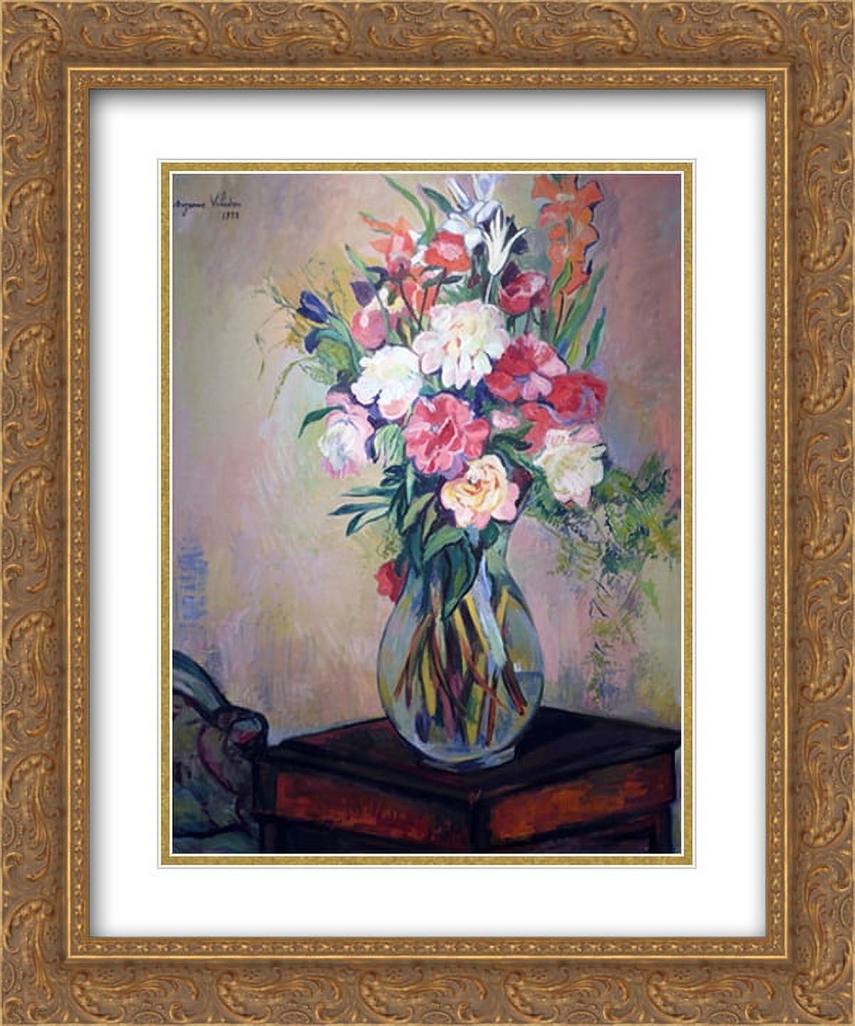 Suzanne Valadon 2x Matted 20x24 Gold Ornate Framed Art Print 'Bouquet ...