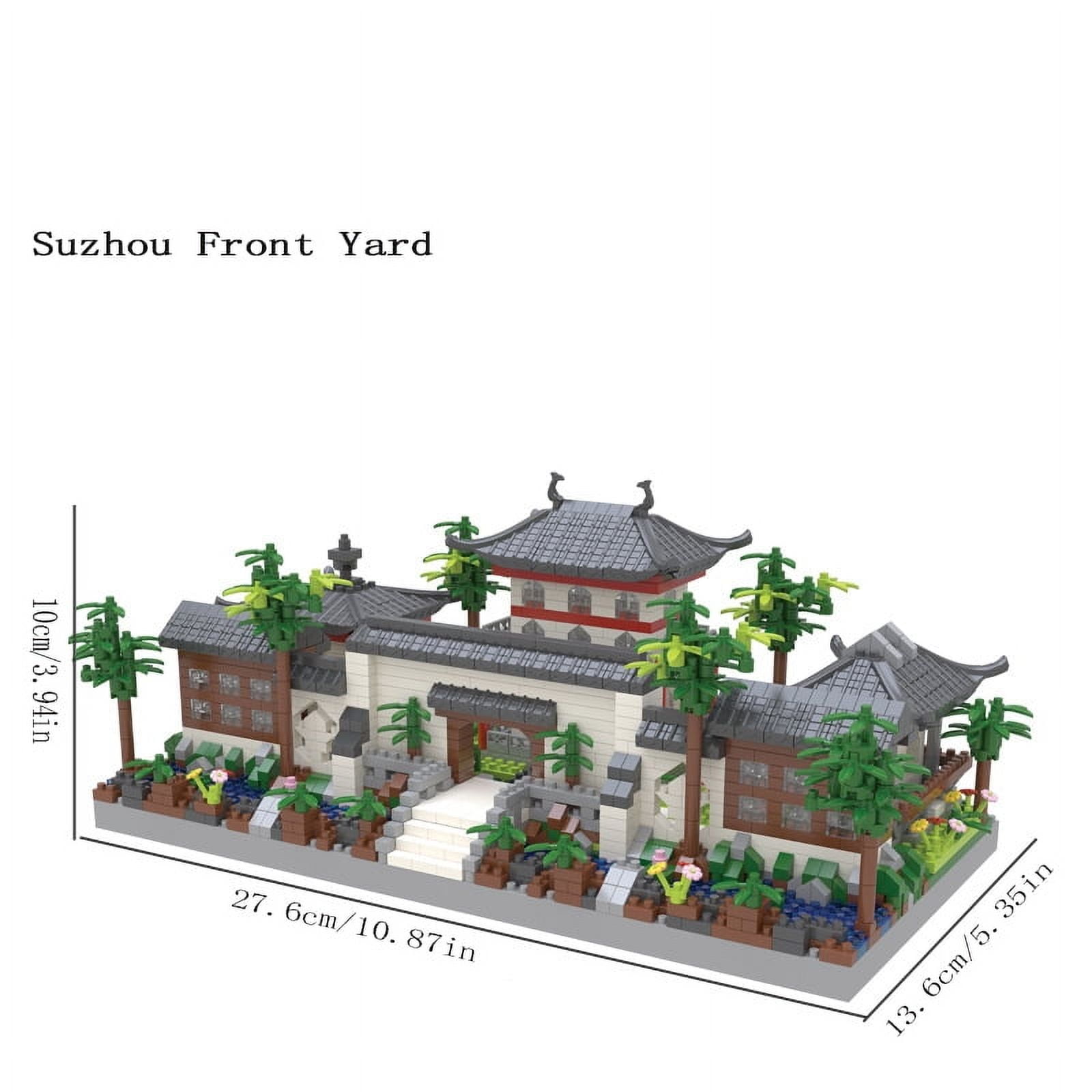 Suzhou Garden puzzle micro particle assembly type building block ethnic ...