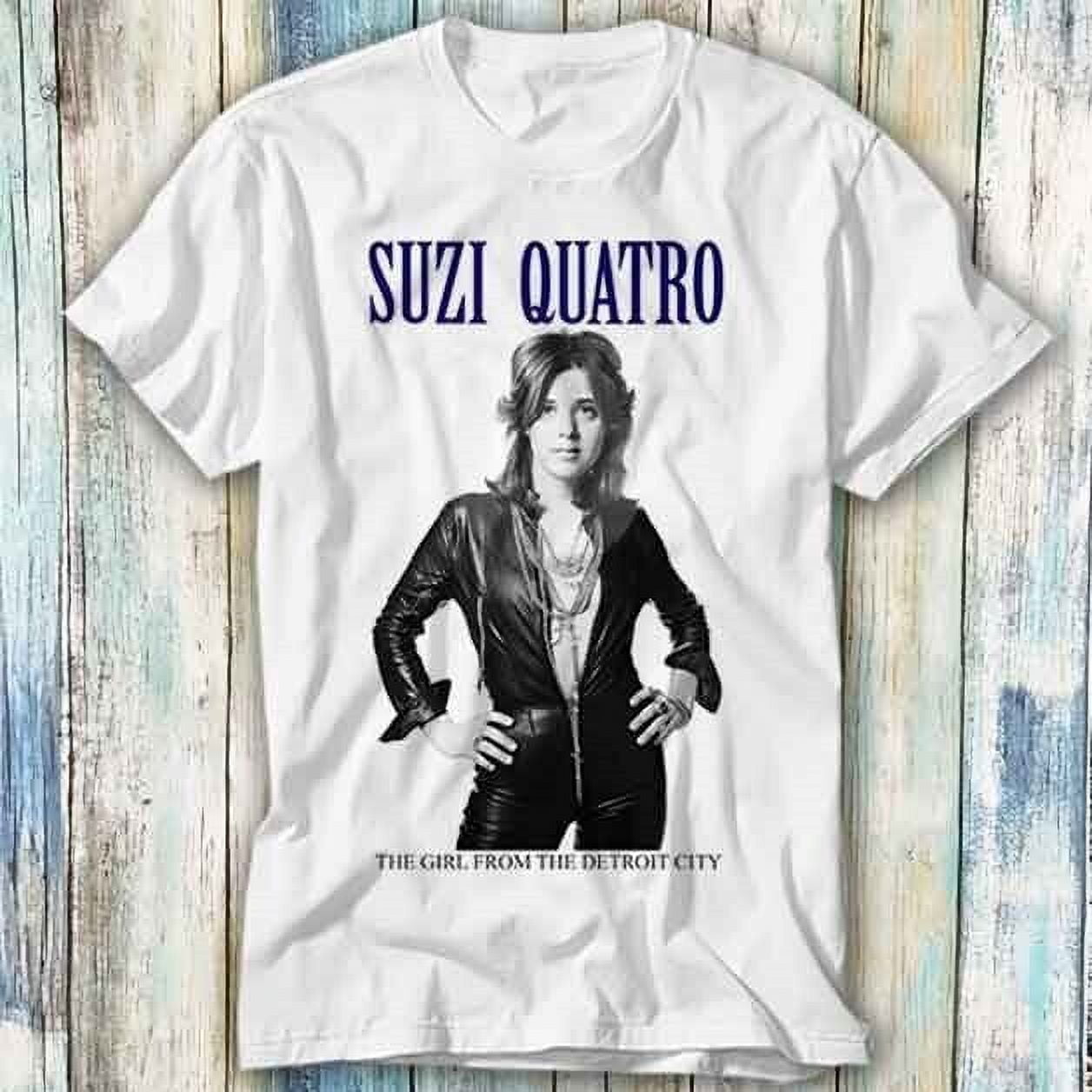 Suzi Quatro The Girl From The Detroit City T Shirt Meme Top Tee Unisex ...