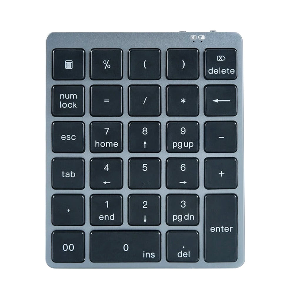 Suzicca 28 Keys Wireless Numeric Keyboard Financial Accounting Office ...