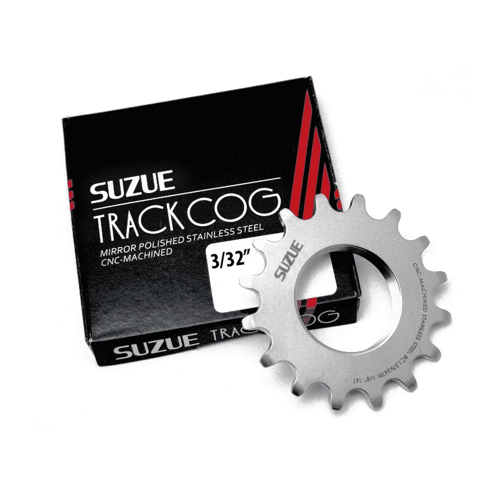 Suzue Stainless Steel Track Cog 19T x 3/32" Silver Fixed Gear Bike ...
