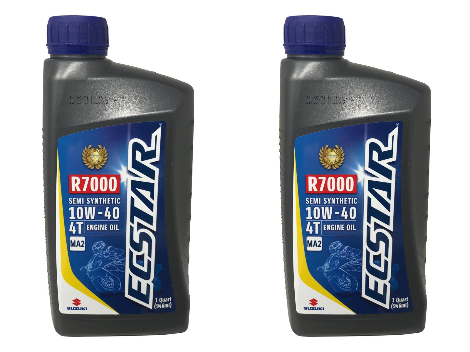 Suzuki Ecstar 10W40 R7000 SemiSynthetic Motor Oil 2 QUART 990A0-01E30 ...
