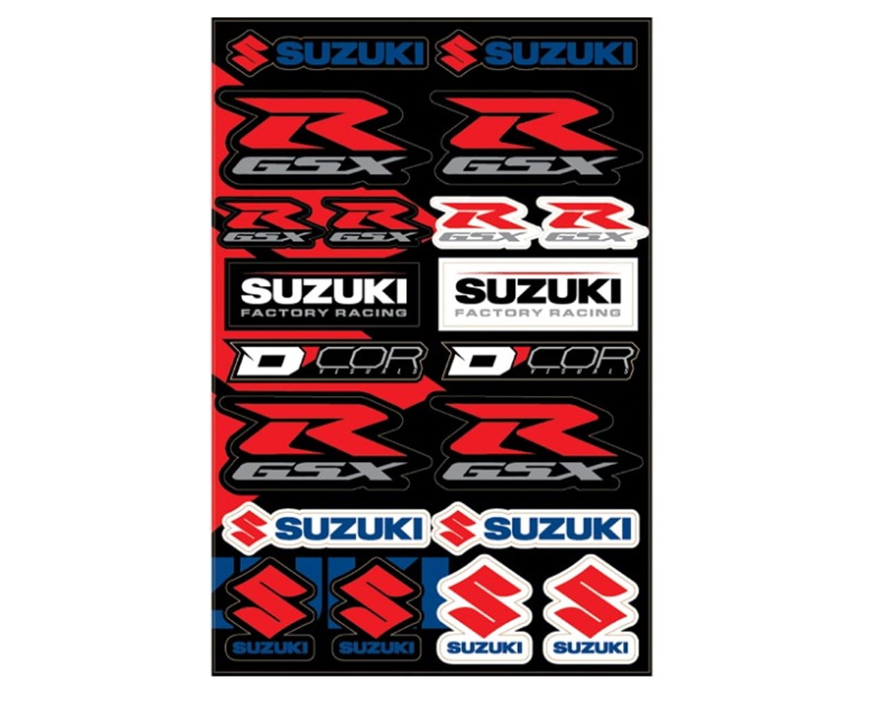 Suzuki GSX-R Superbike Decal Sheet 4320-2249 - Walmart.com