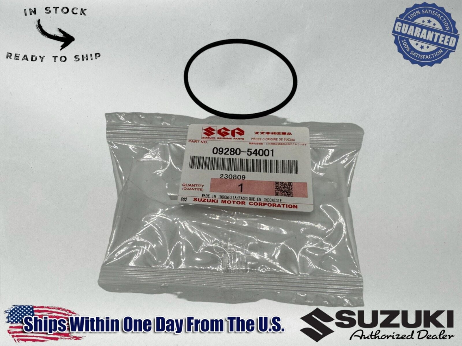 Suzuki Genuine OEM Authentic Oil Filter O-Ring 09280-54001 - Walmart.com