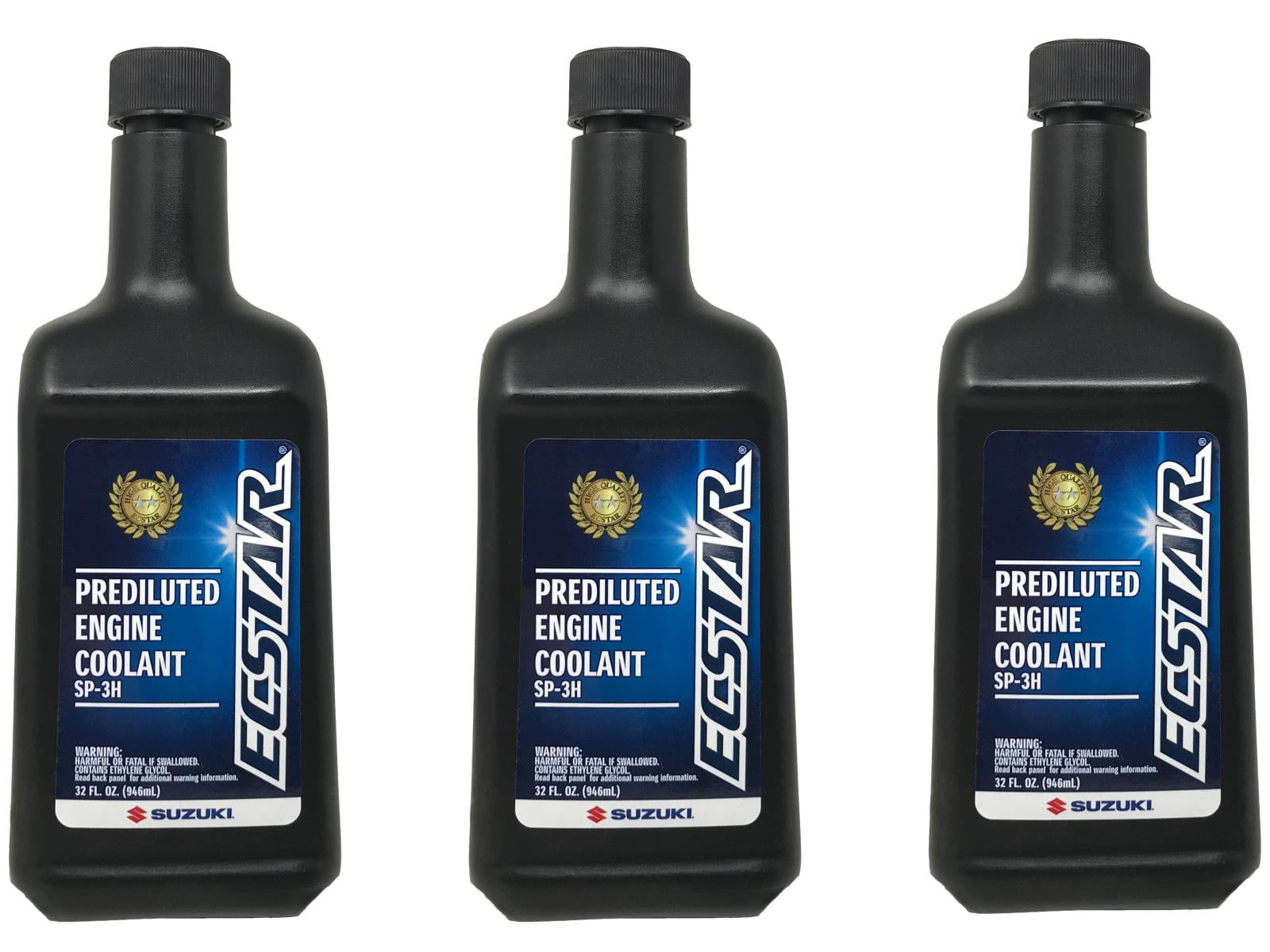 Suzuki Genuine OEM Ecstar Prediluted Engine Coolant 990A0-02E10-01Q - 3 ...