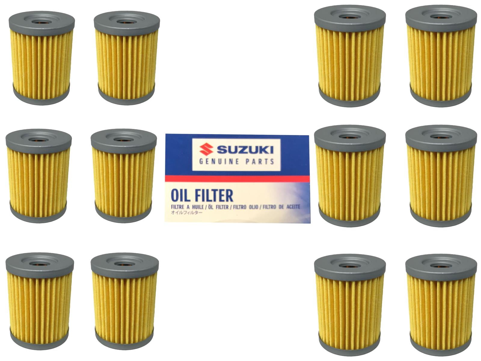 Suzuki Genuine OEM Oil filter 16510-25C00 12 Pack - Walmart.com