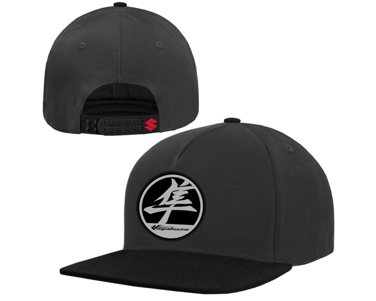 Suzuki Hayabusa Charcoal Flat Bill Baseball Cap 990A0-17203 - Walmart.com