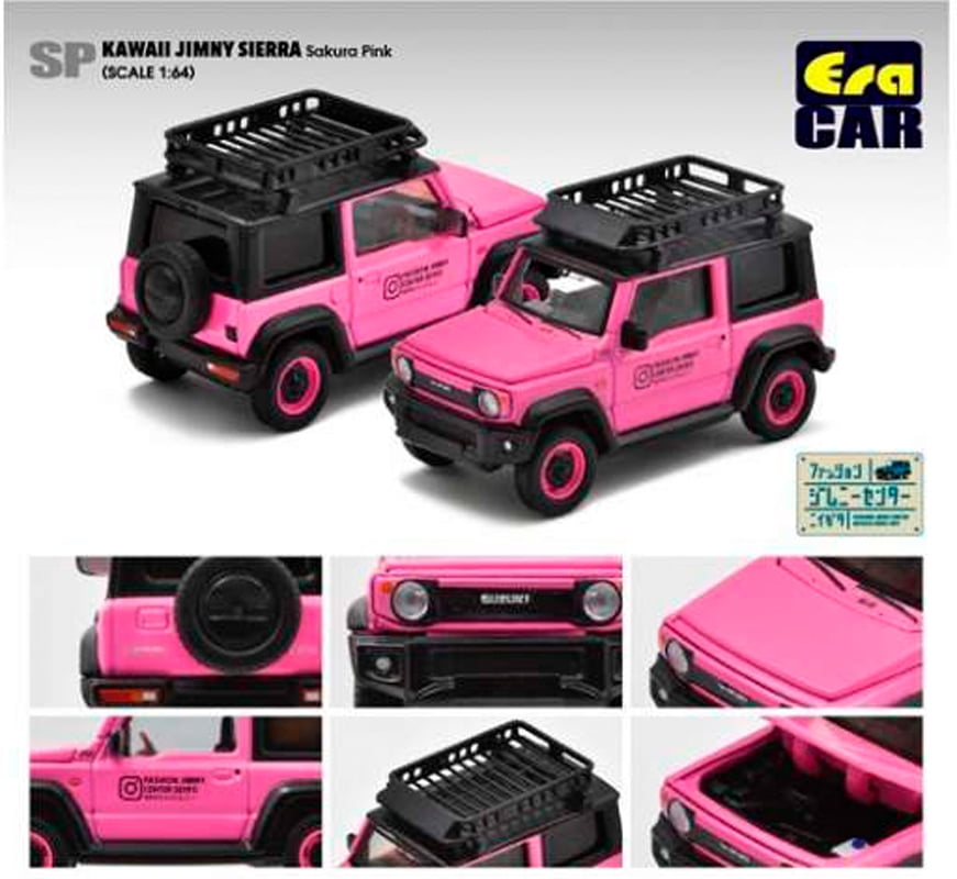 Suzuki Jimny Sierra Diecast Model 1:64 scale Sakura Pink Era - Walmart.com