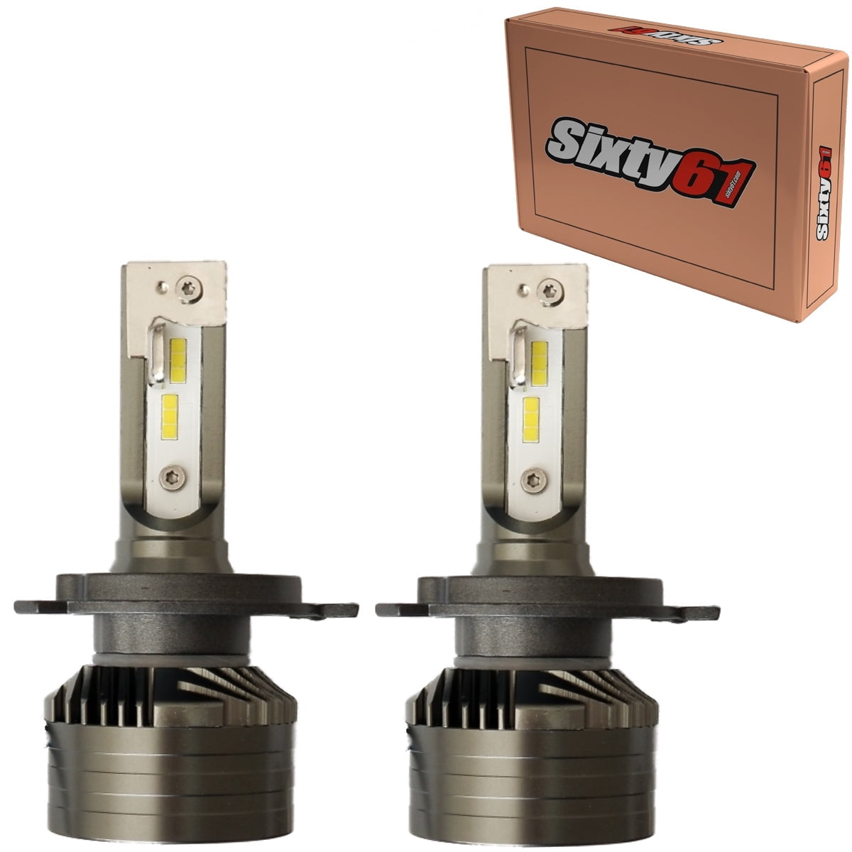 Suzuki King Quad 400 500 750 LED Headlight Bulbs, High-Low Beams, 5000 ...