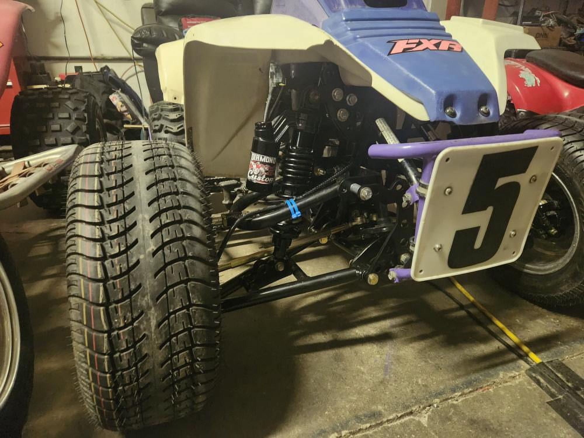 Suzuki LT80 / Kawasaki KFX80 Complete Dual A-Arm Conversion Kit w/Disc ...