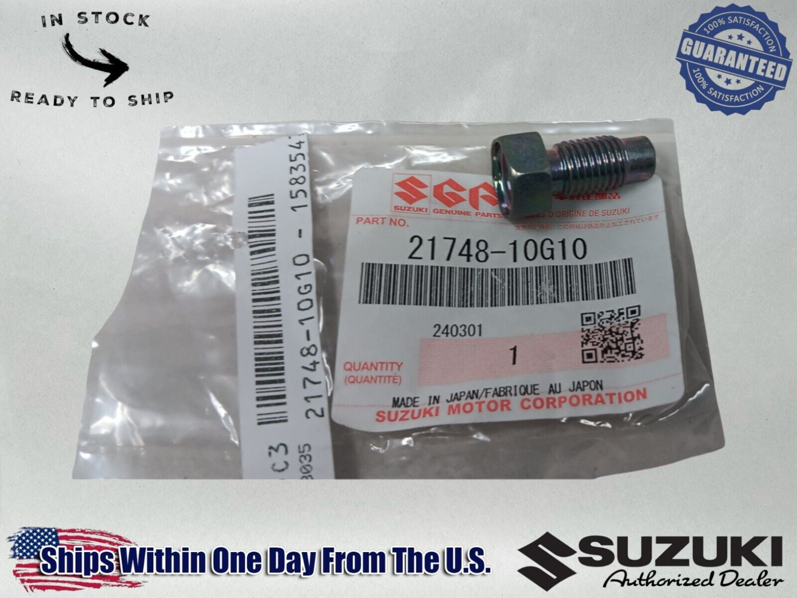 Suzuki OEM 2003 - 09 Burgman 650 An650 An650A Abs Bolt Shaft Stop 21748 ...