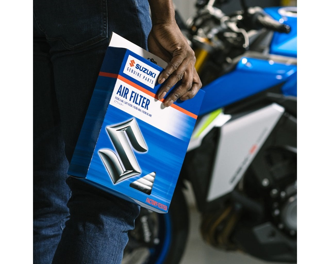 Suzuki OEM Air Filter AN400 Burgman 2018-2022 13780-19K00 - Walmart.com