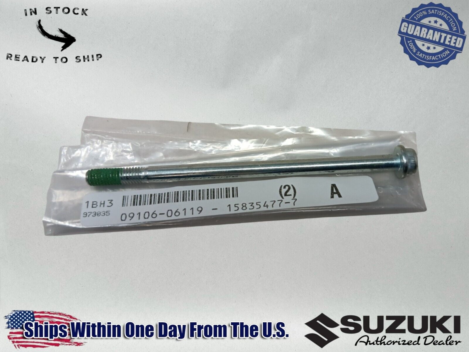 Suzuki OEM Gsx-R 1000 Gsx-R 750 Gsx-R600 Fuel Tank Bolt 6 X 110 - 09106 ...