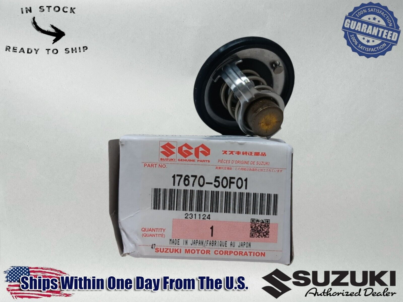 Suzuki OEM Gsxr Gsx-R 600 750 1000 Radiator Thermost 17670-50F01 ...