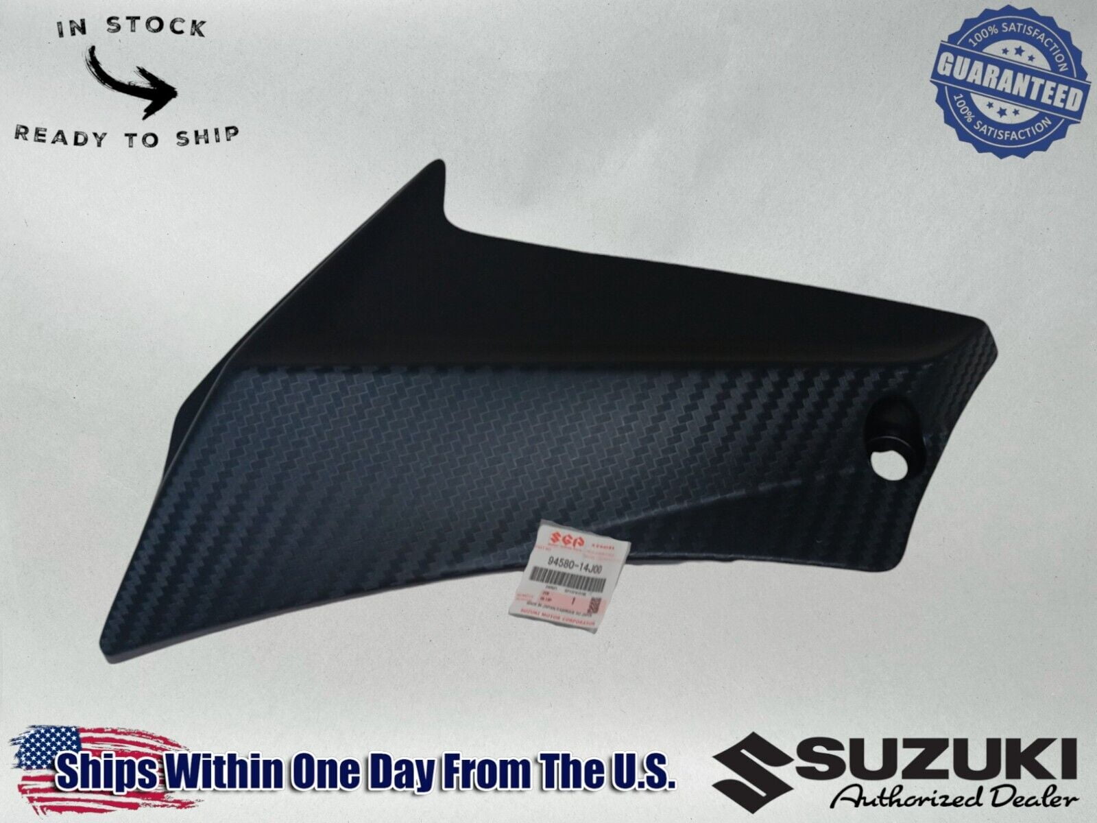 Suzuki OEM Left Cowl 2011-2024 Gsxr 600 750 Side Tank Fairing 94580 ...
