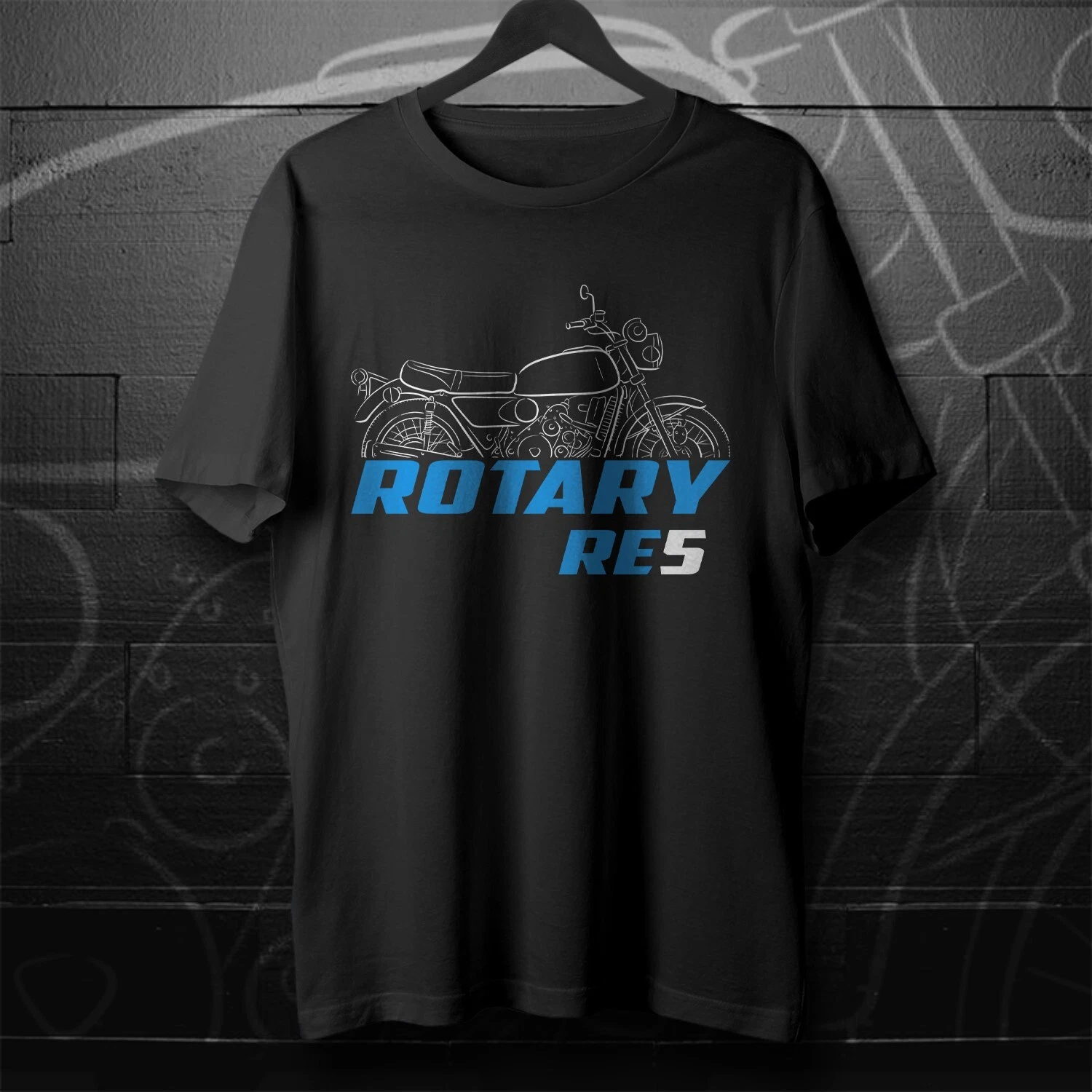 Suzuki RE5 Rotary 1974-1976 - Motorcycle T-Shirt for Riders - Walmart.com