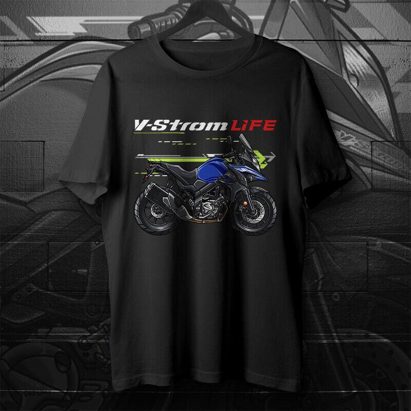 Suzuki V-Strom 650 Motorcycle T-Shirt for Adventure Riders - Walmart.com
