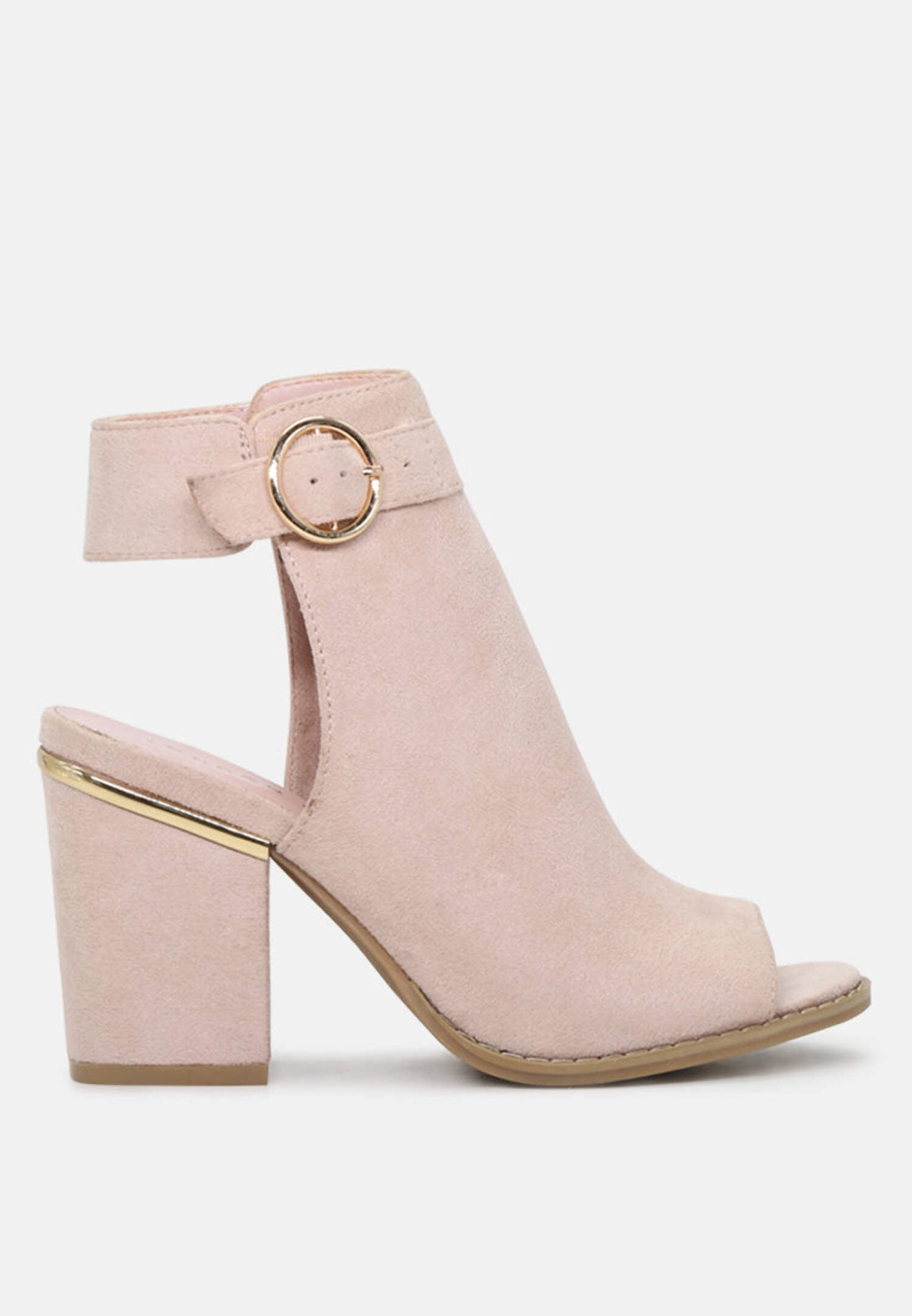 Suzy Peep Toe Sling Back Mid Heel Sandals - Walmart.com