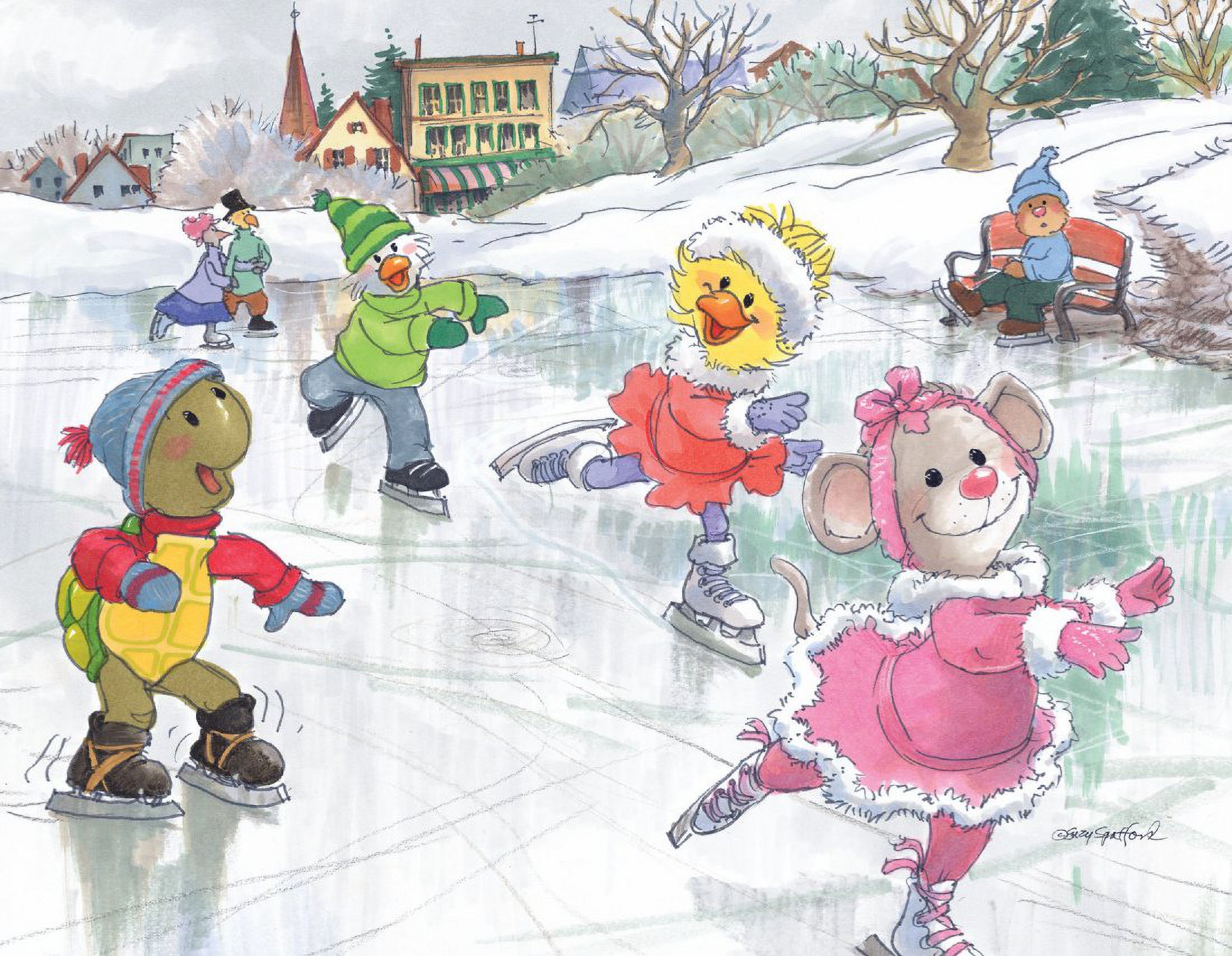 Suzy's Zoo 2012 Calendar Note Cards Set - 10850 - Walmart.com