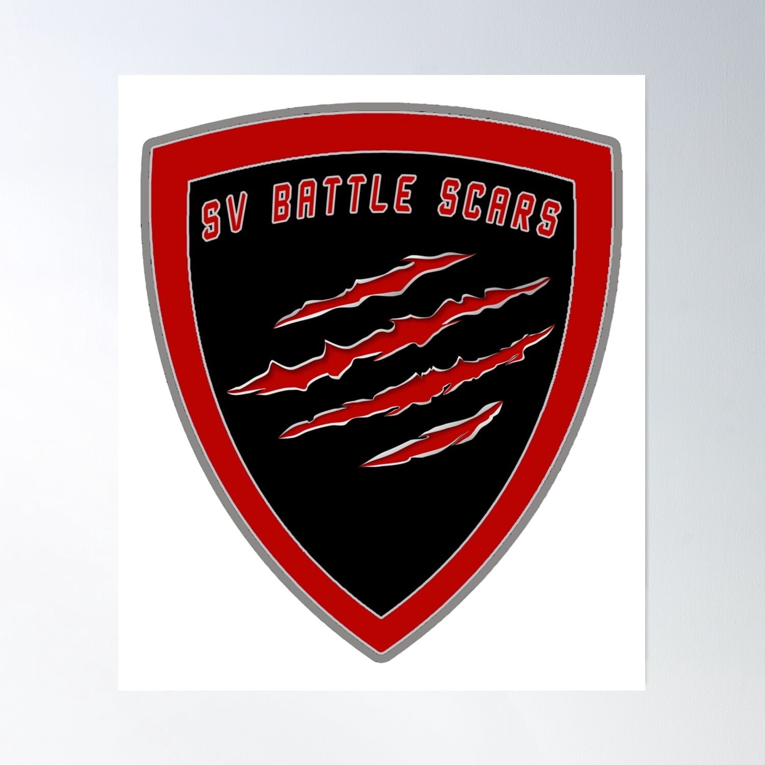 Sv Battle Scars Poster Wall Art, Modern Wall Decor, 8x12 UNFRAMED ...