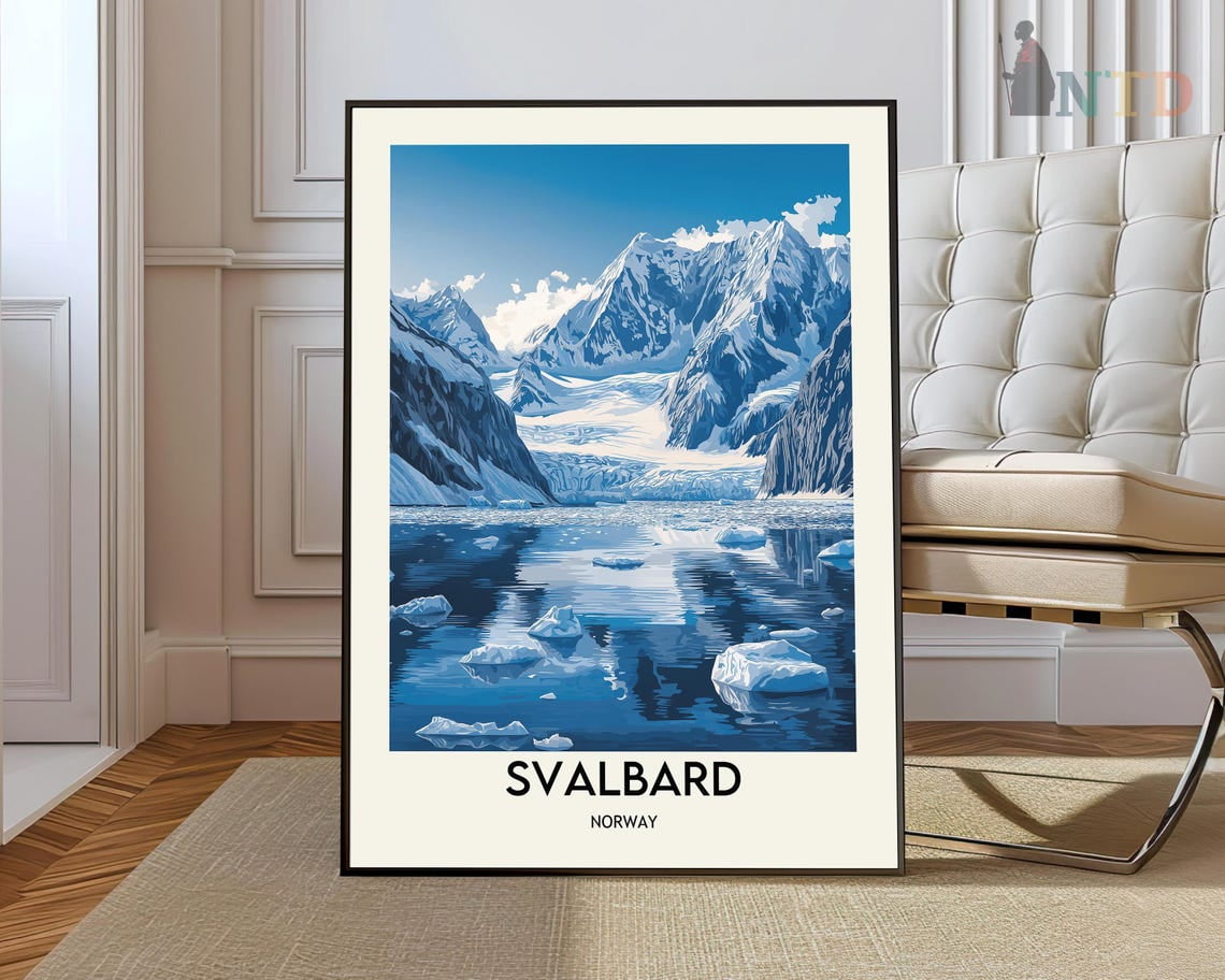 Svalbard Poster, Svalbardsvalbard Print, Svalbard Photo, Svalbard ...