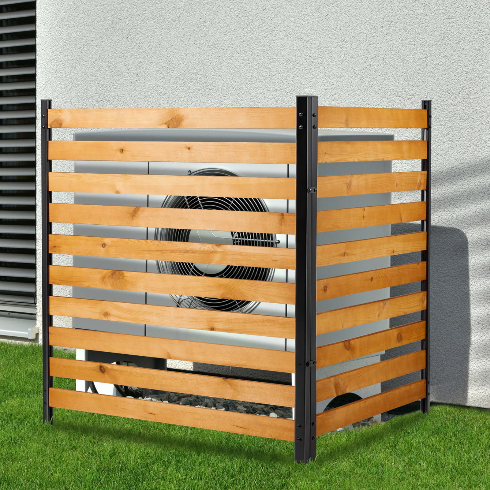 Svarog Air Conditioner Fence,Wood Fence Panels for Outside Screen Fence ...