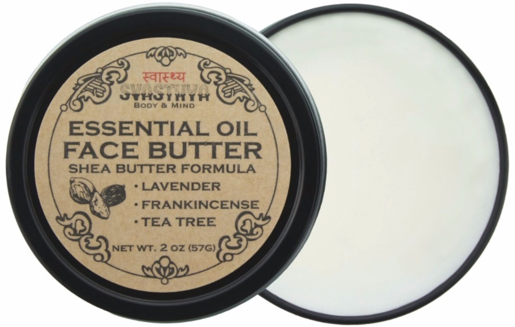 Svasthya Body & Mind Essential Oil Face Butter 2 oz - Walmart.com