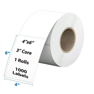 Rollo Circle Thermal Labels 2"x2" - Roll of 1,000 Round Direct Thermal ...