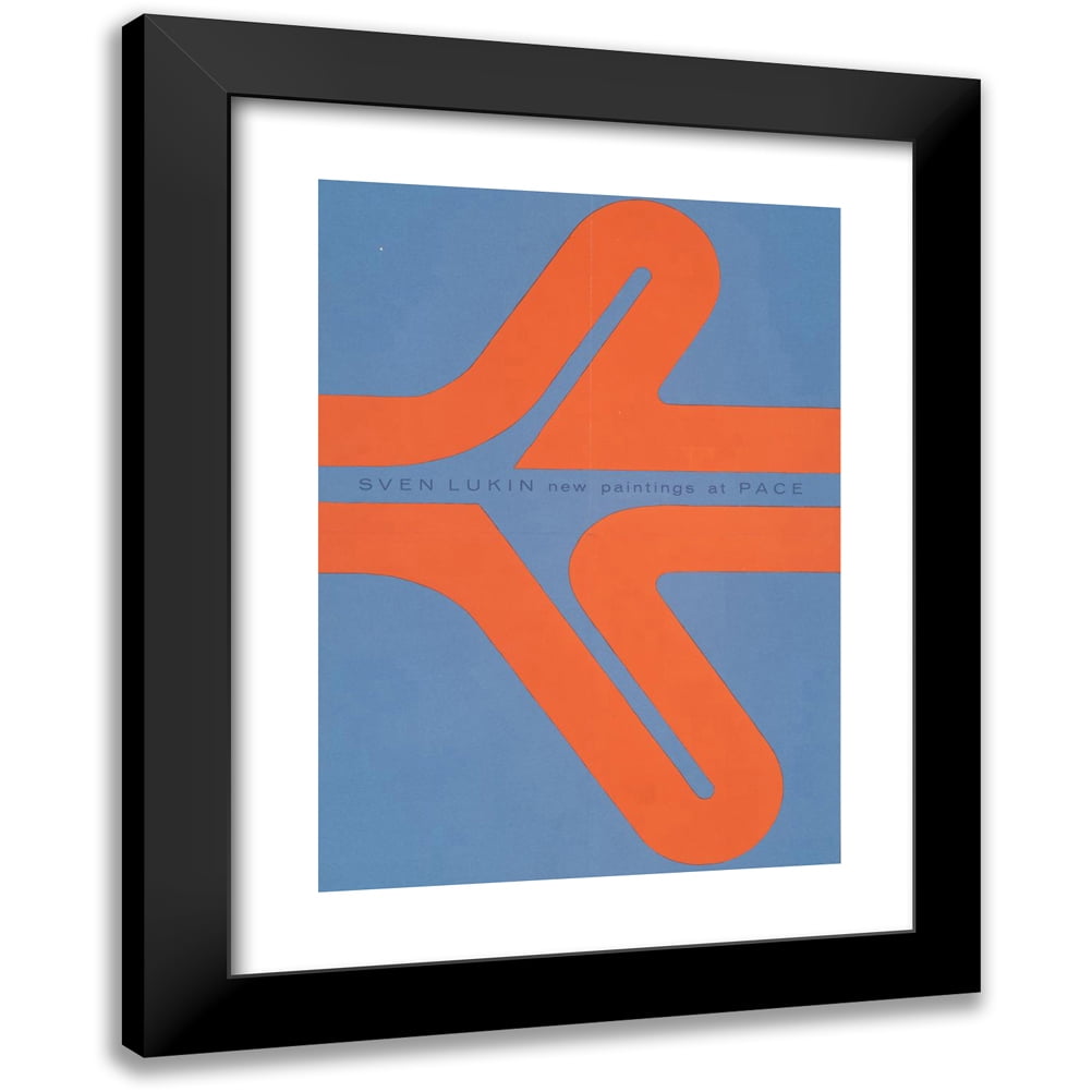 Sven Lukin 14x18 Black Modern Framed Museum Art Print Titled - Sven ...
