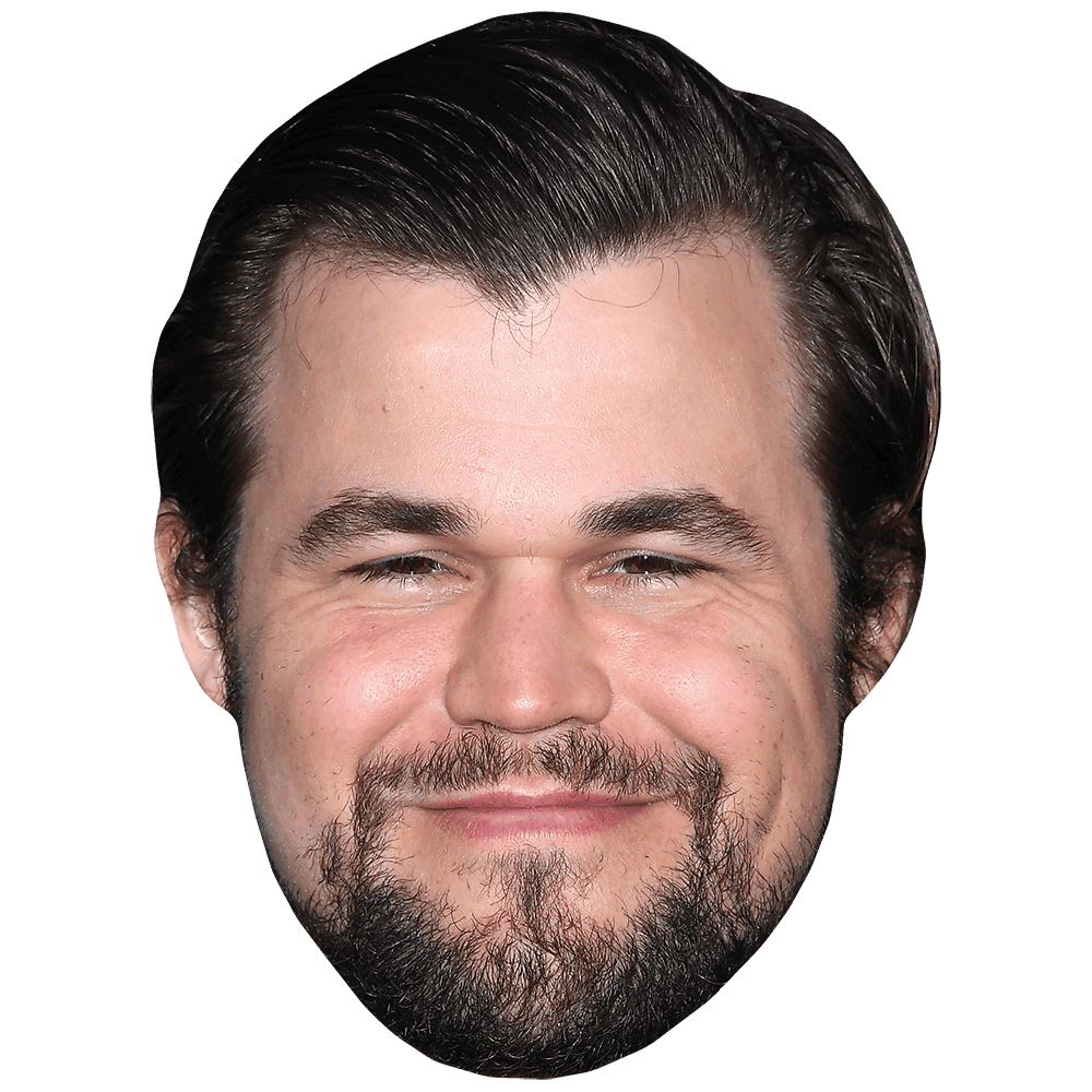 Sven Magnus Carlsen (Beard) Flat Cardboard Face - Walmart.com
