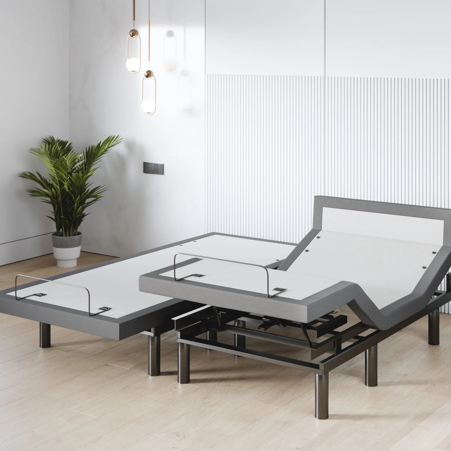 Sven & Son Classic Plus Adjustable Bed Base with Head Tilt, Massage ...
