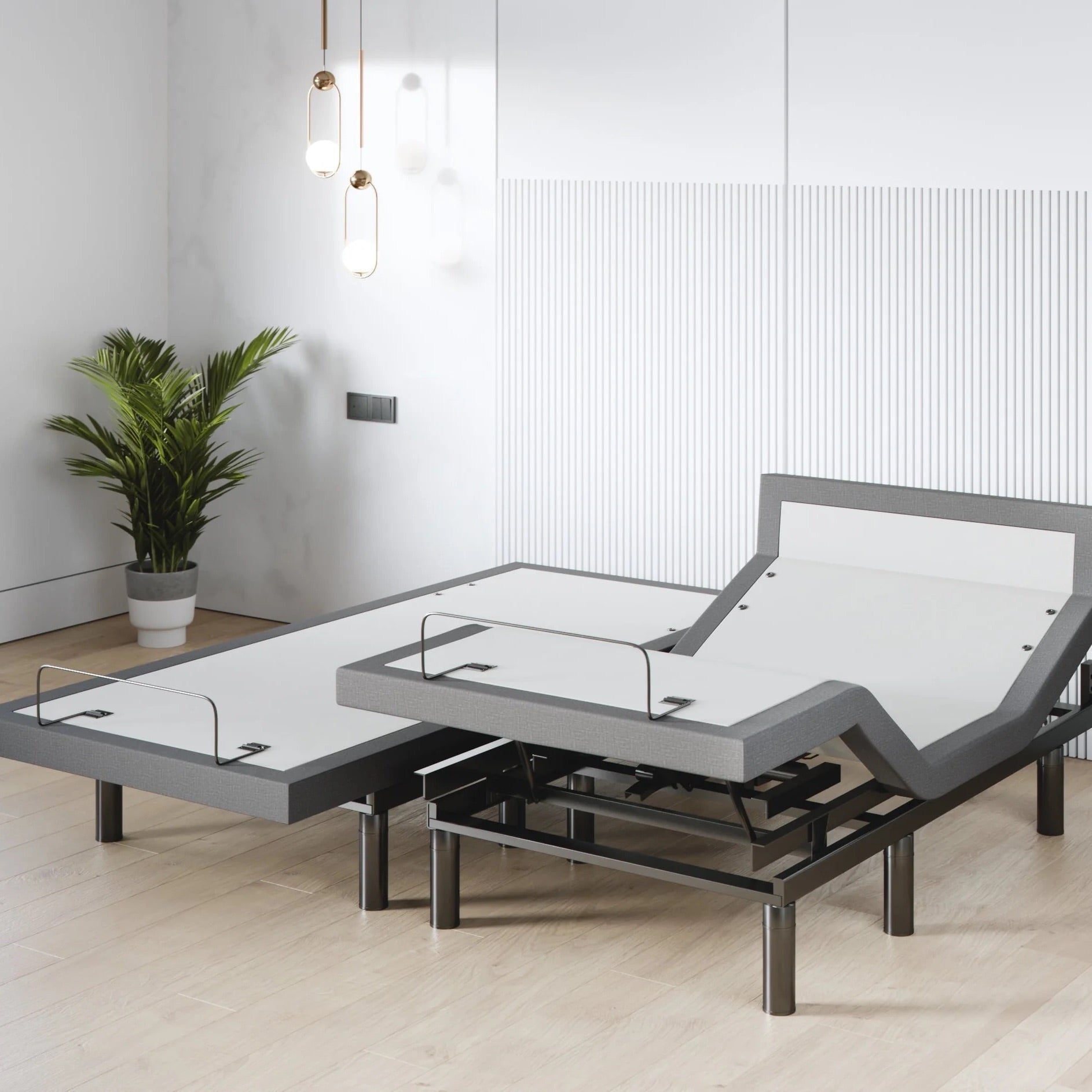 Sven & Son Classic Plus Adjustable Bed Base with Head Tilt, Massage ...