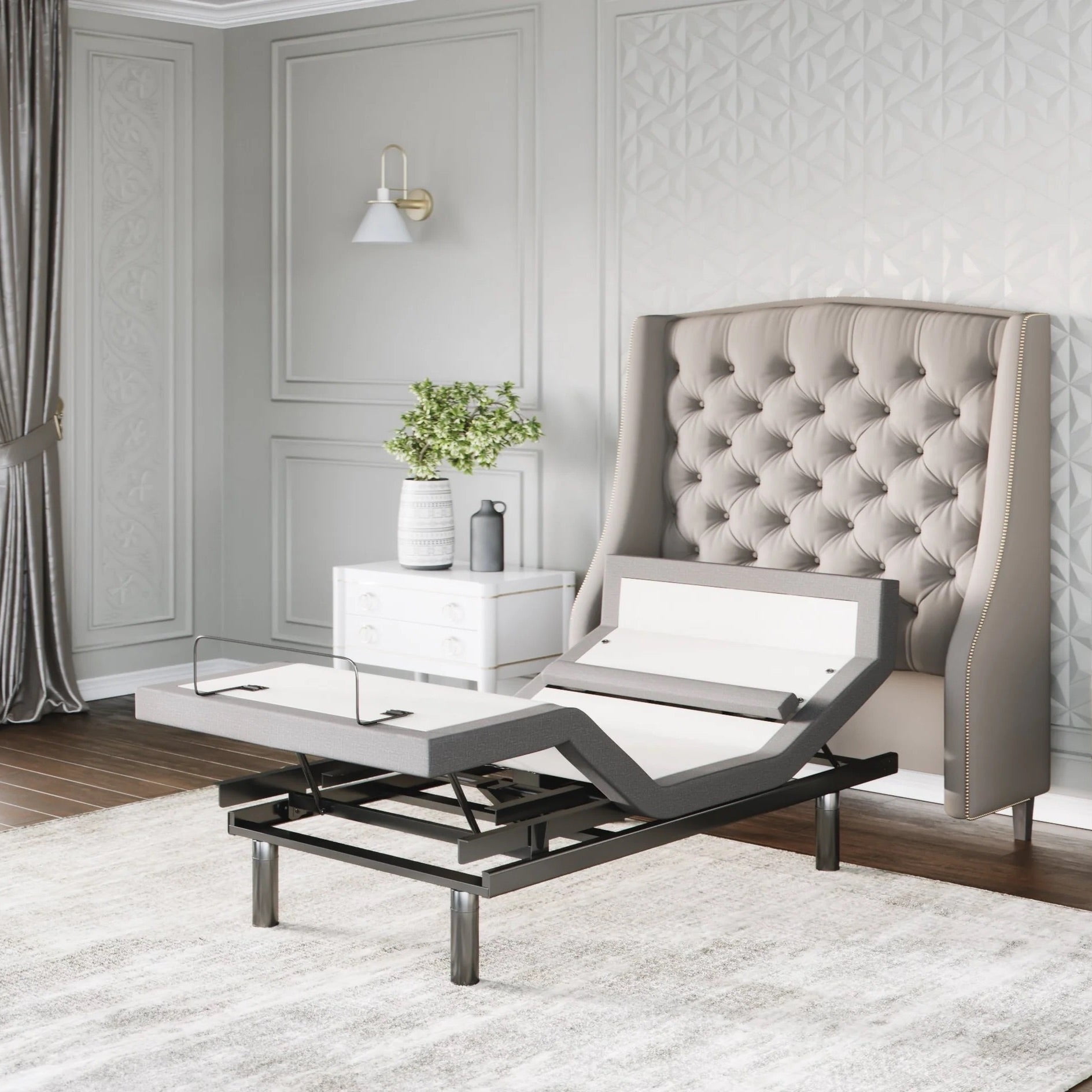 Sven & Son Platinum Adjustable Bed Base (Frame Only), Head and Foot ...