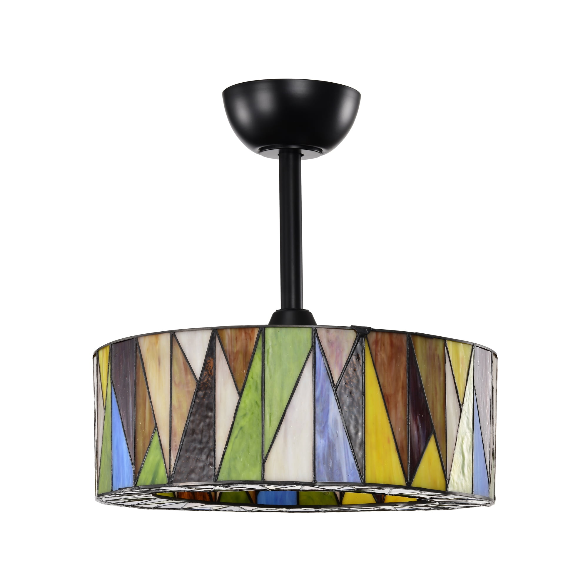 Svenja 20 in. 6-Light Indoor Matte Black Finish Ceiling Fan - Walmart.com