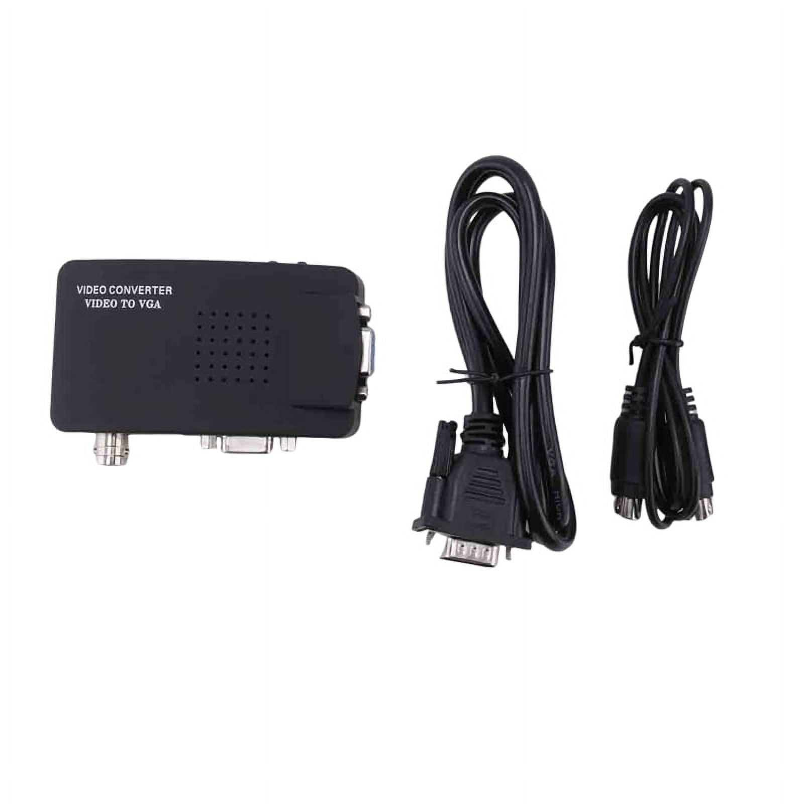 Svideo AV to VGA Converter Adapter Composite RCA AV CVBS in VGA Out ...