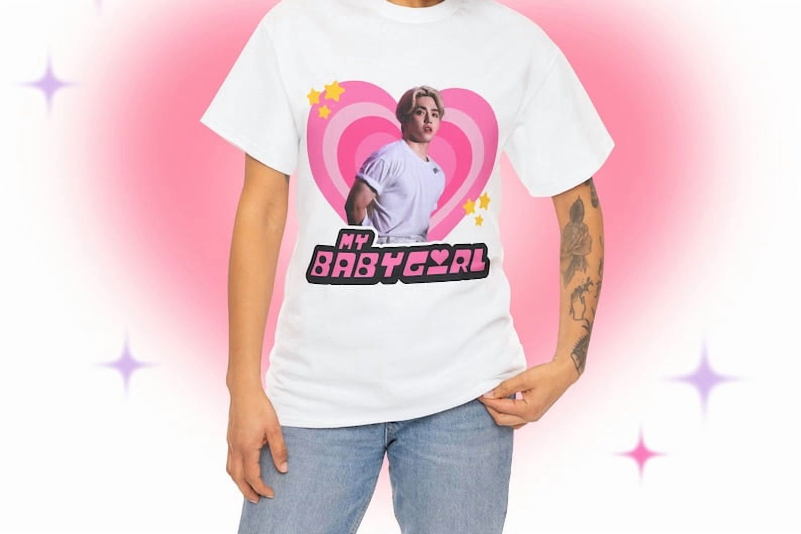 Svt S.Coups Blonde Shirt, Seventeen SCoups Y2k Babygirl Bootleg Merch ...